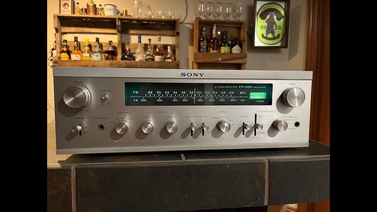 Vintage Stereo Receiver Review - 1969 Sony STR 6050 Stereo Receiver ...