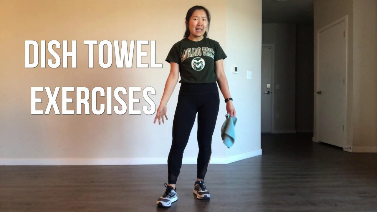 Dish Towel Exercises with Faith | Campus Rec at CSU - YouTube