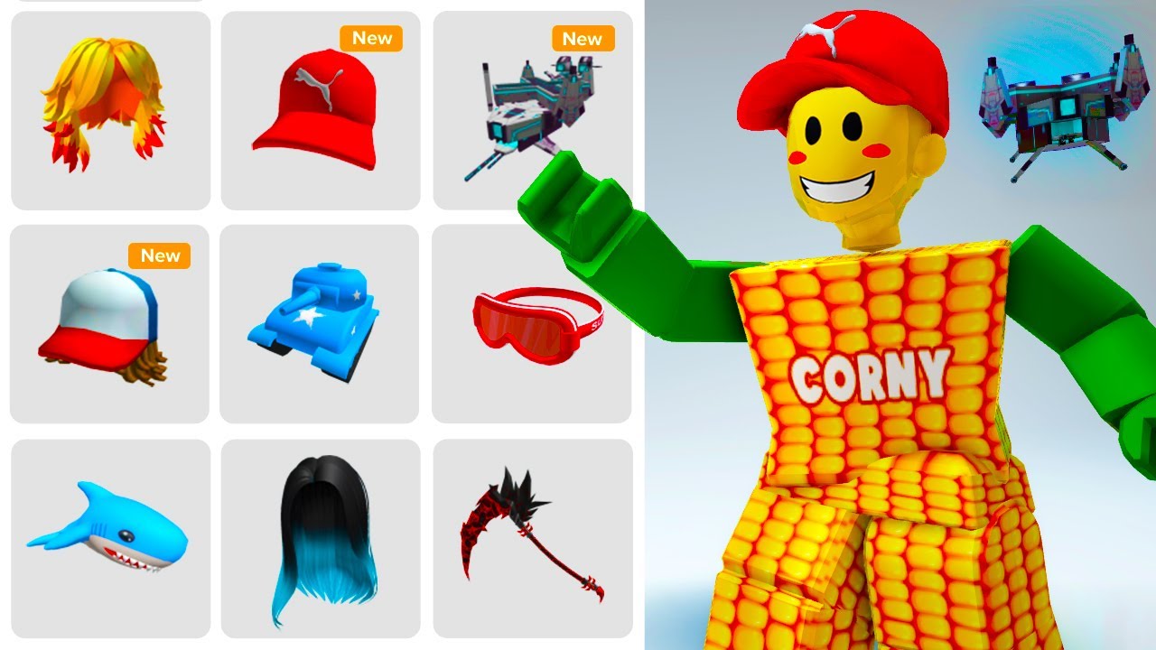 AYO! GET ALL THESE COOL ROBLOX FREE ITEMS NOW! - YouTube