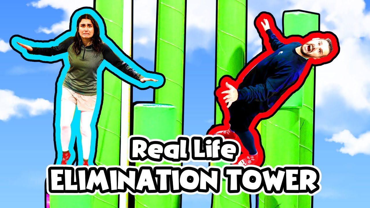 ELIMINATION TOWER in REAL LIFE! - YouTube