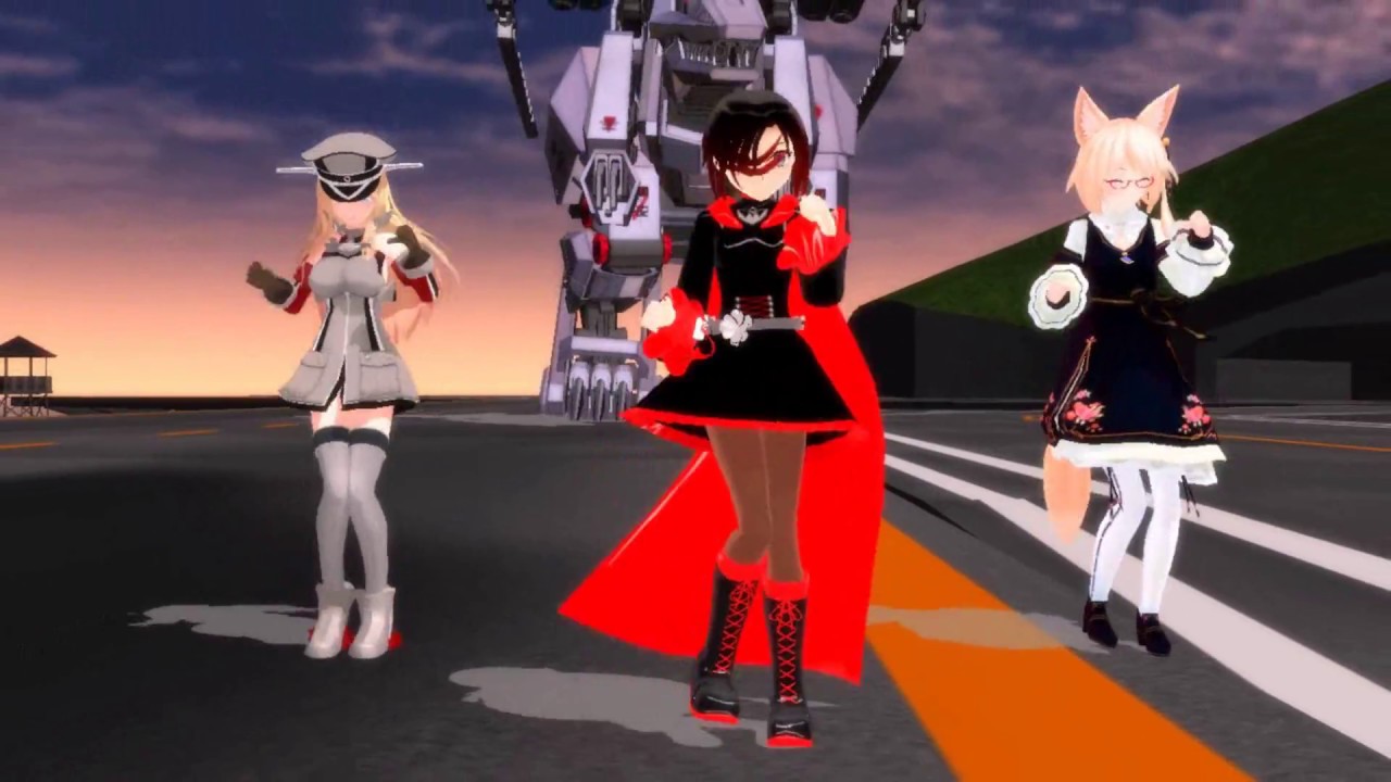 MMD - Blue Field - YouTube