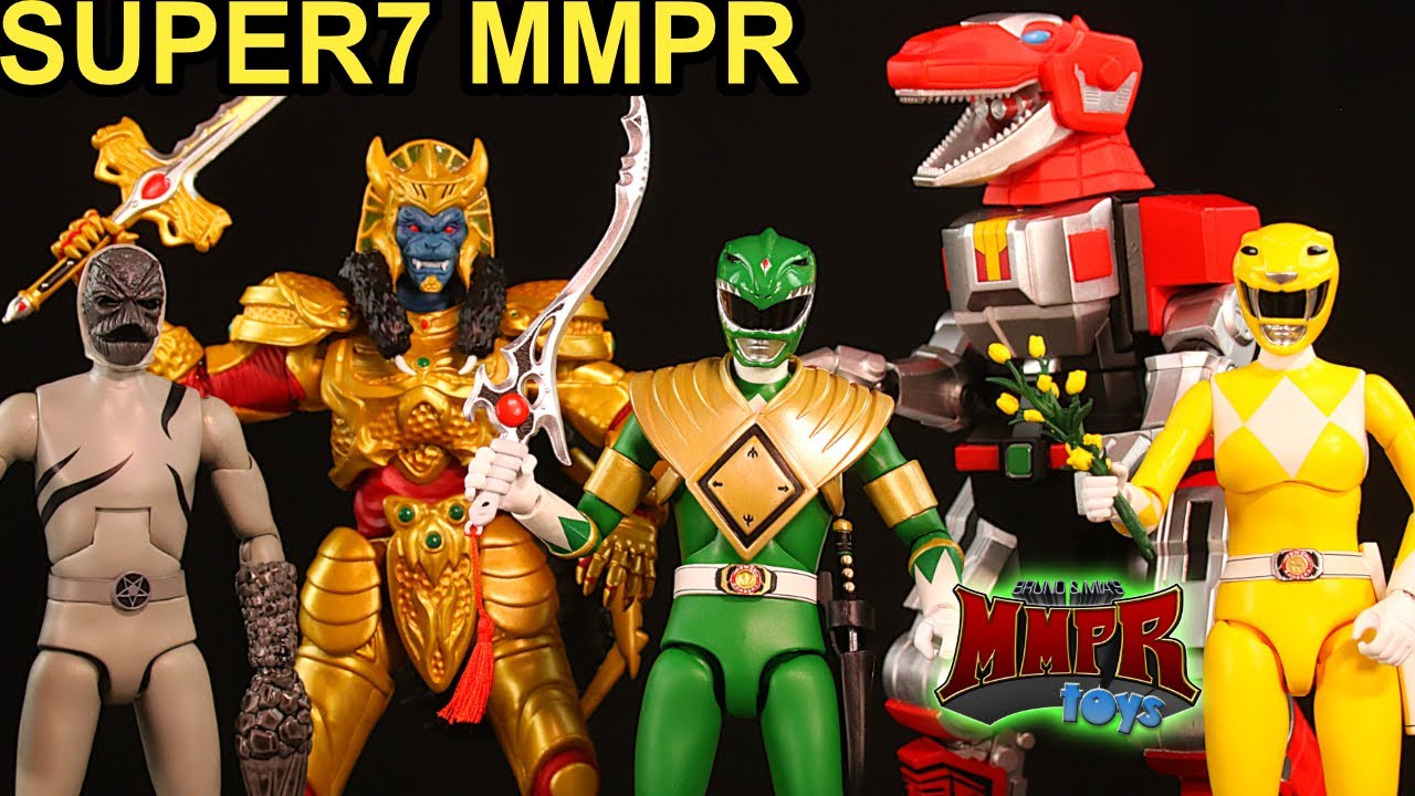Power Rangers Super7 Ultimates Wave 1 Review (All 5!) MMPR - YouTube
