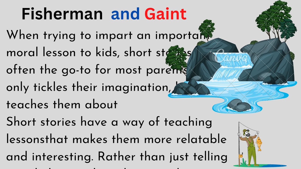 Learn English through story Level 3 Very Interesting Story Fisherman ...