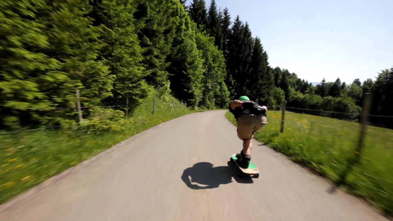 Longboard: Raw run in the nature - YouTube