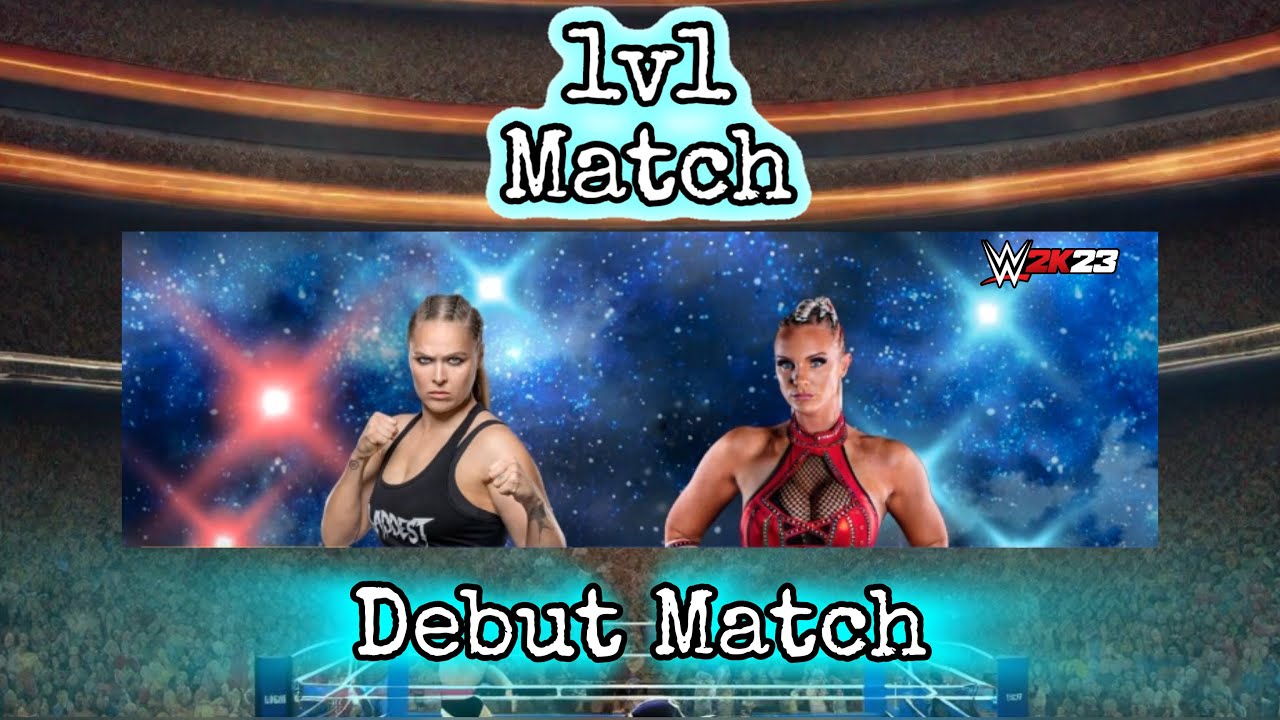 Rowdy Ronda Rousey vs Kamille (WCW Debut Match) 1v1 Match - YouTube