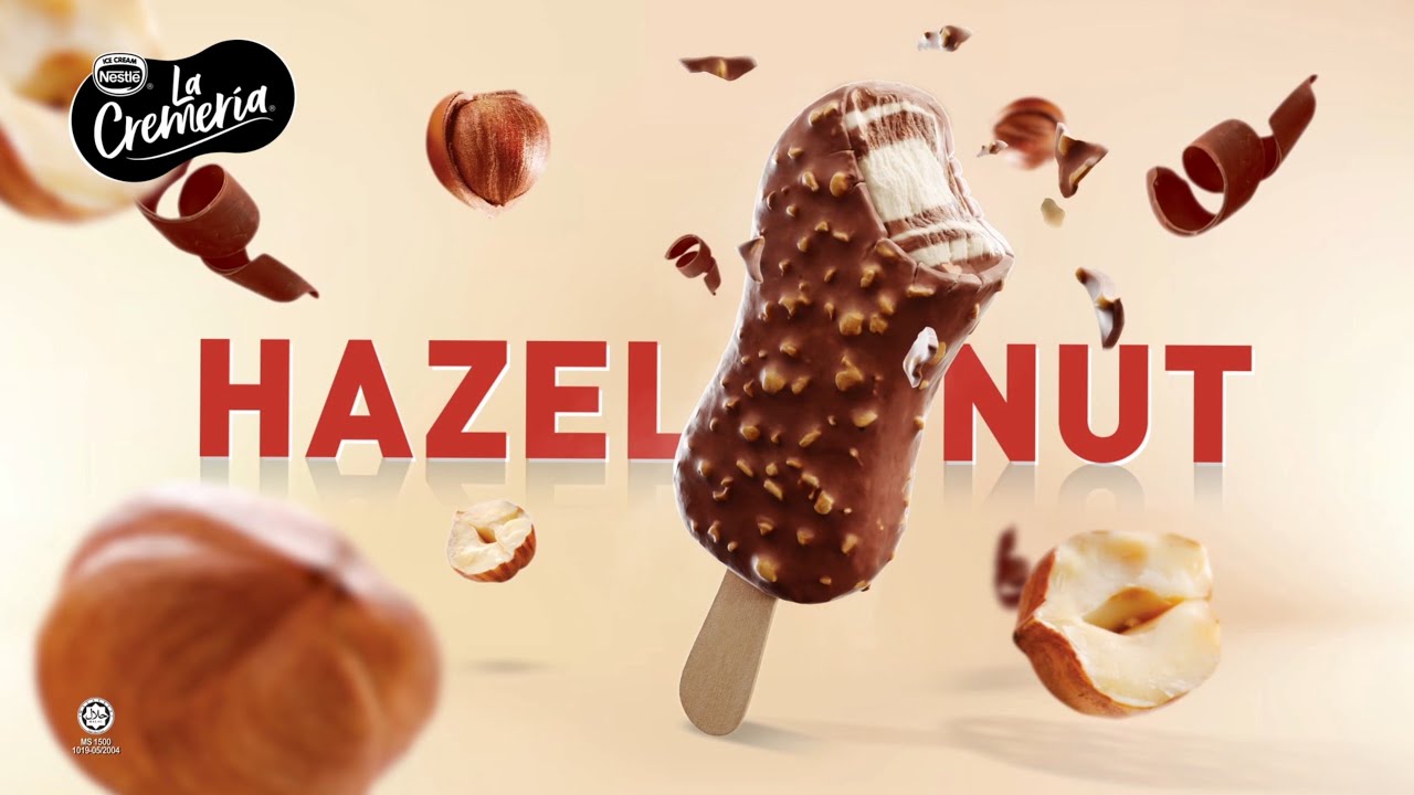 La Cremeria Hazelnut Ice Cream - YouTube
