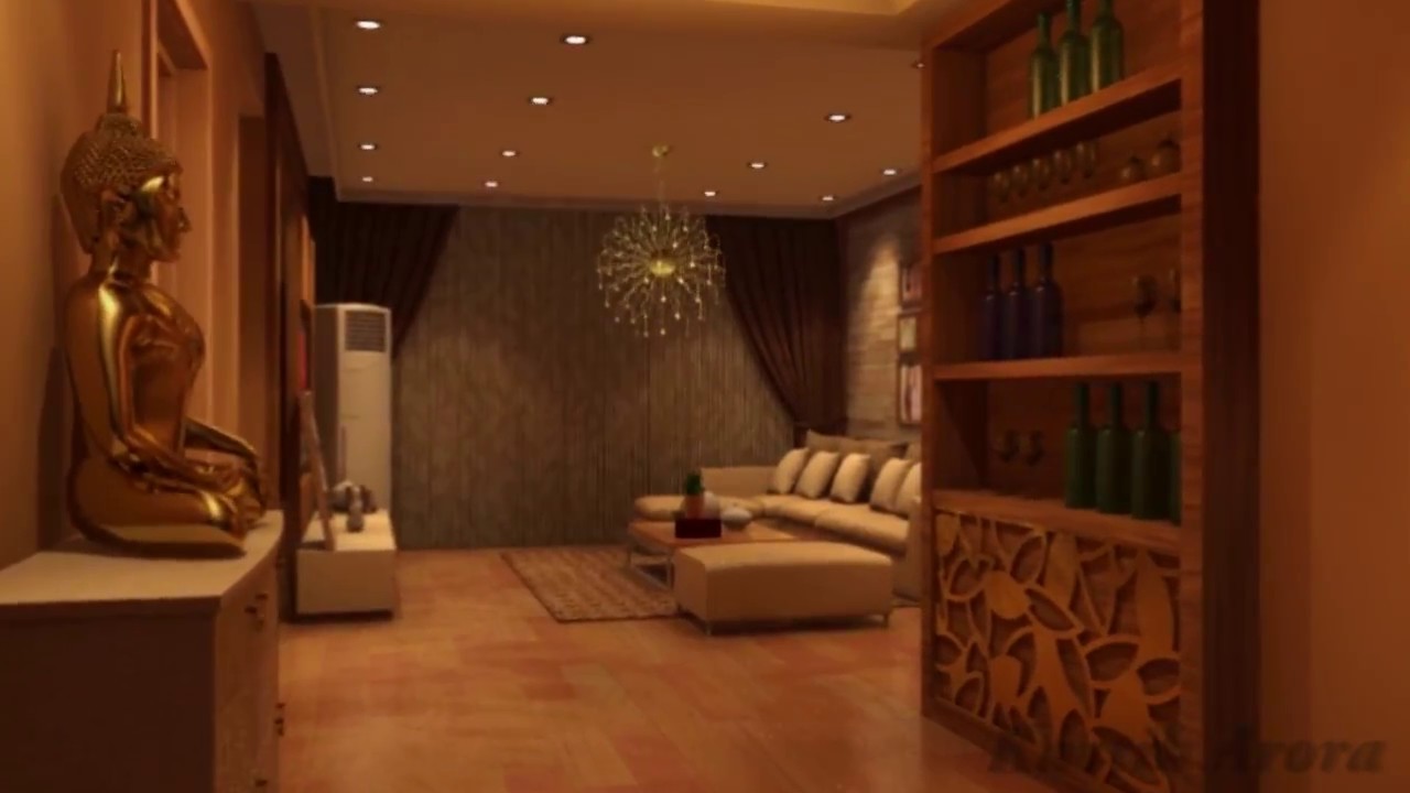 3D Interior Walkthrough | 3ds Max - YouTube