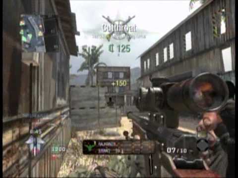 Black Ops Quick Scope Montage 5 oHEAVY CALIBERo Kill streak COD NO 1 ...