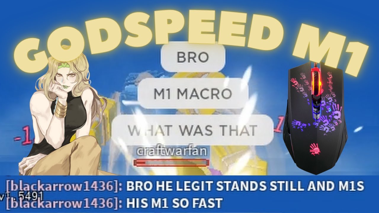 [YBA] GODSPEED M1 TECH (BETTER THAN MACRO) - YouTube