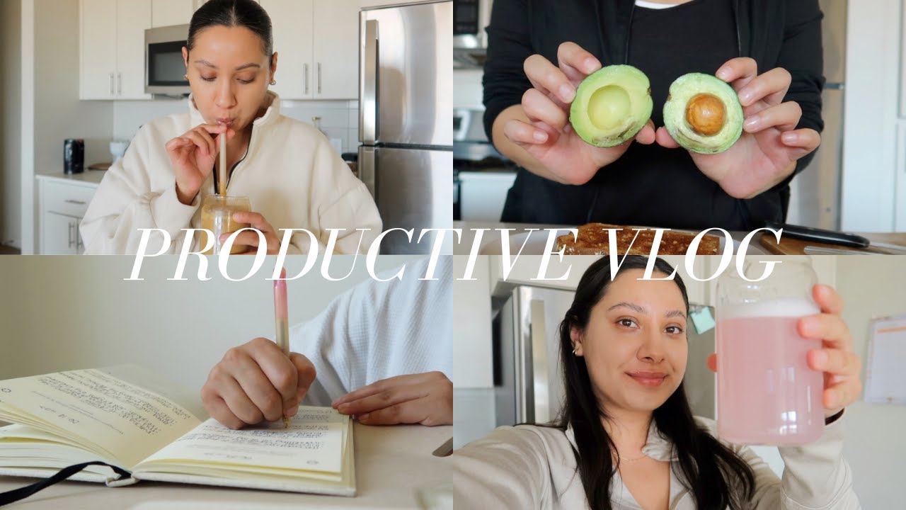 VLOG: 7am productive morning routine, healthy habits + wellness must ...