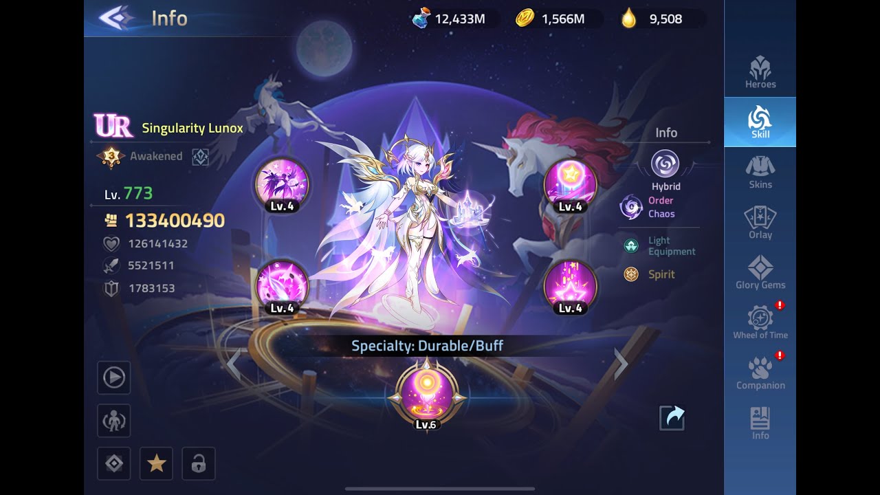 Daily 333 Feb 6-2025 Lunox Dreamtide Bliss Legendary Skin | Mobile ...