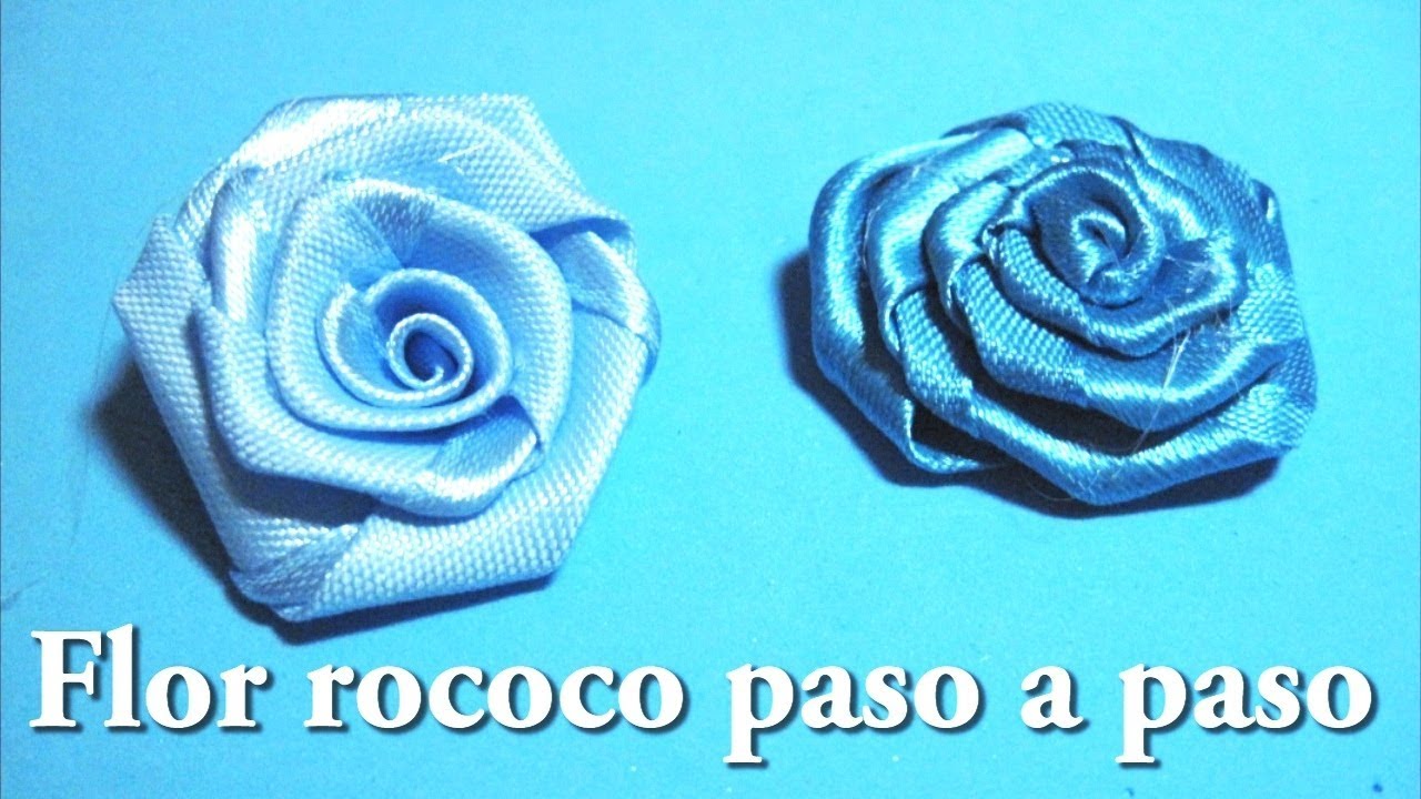 #DIY - #Flor rococo paso a paso - YouTube