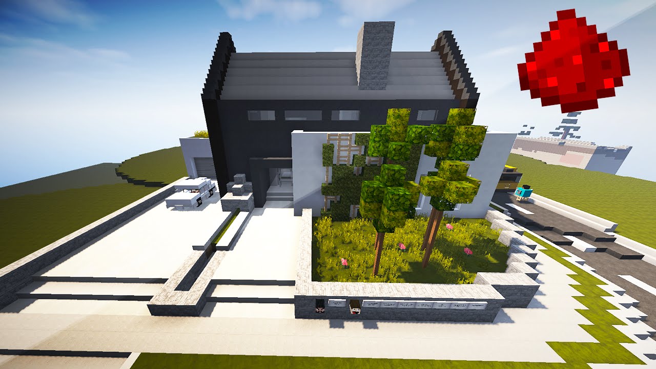 MODERN REDSTONE PISTON HOUSE 4 (ft. AndyIsYoda) - YouTube