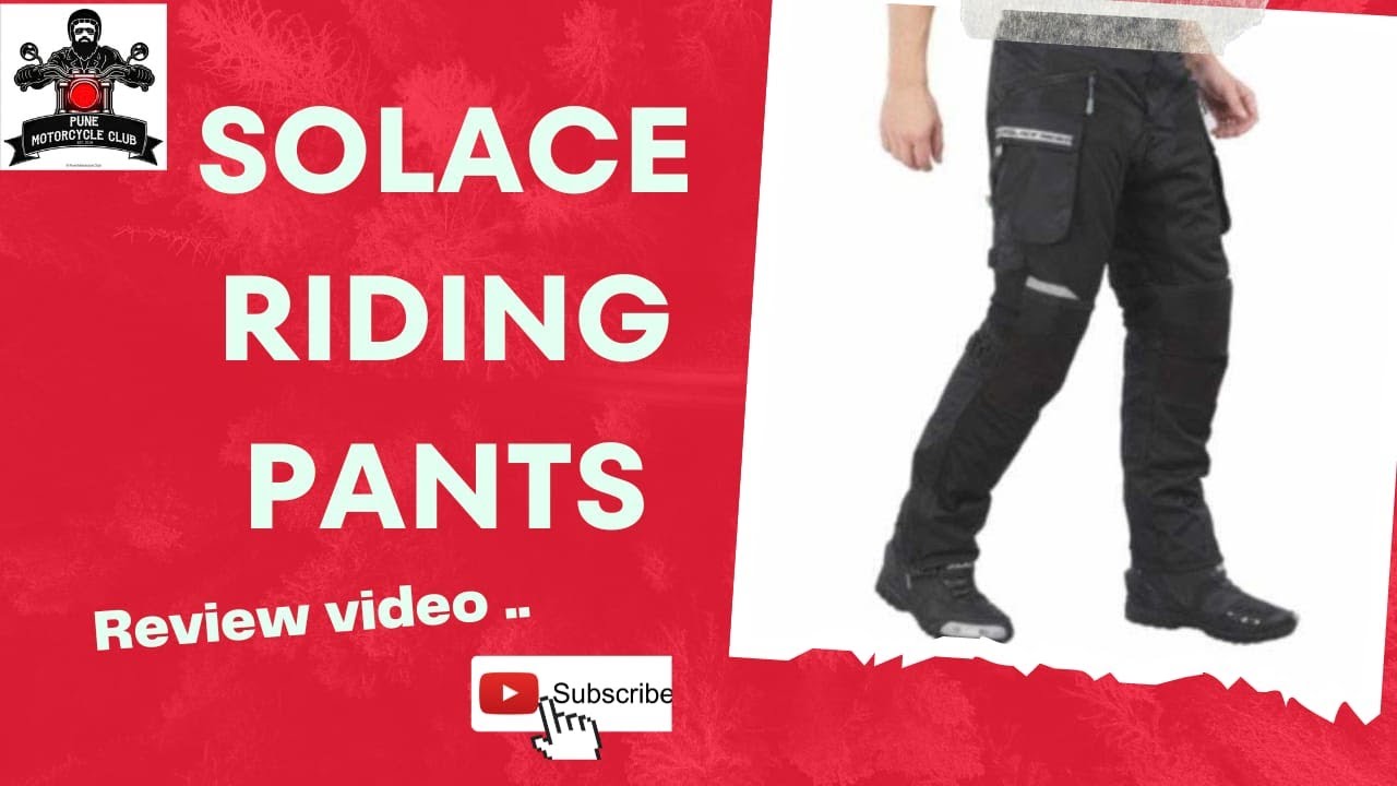 Solace Riding Pants | Cool Pro V3 Pant | Solace Gears - YouTube