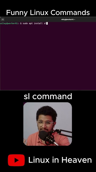 sl command | Linux funny commands #shorts #linux #coding #opensource #bash #technology #code ...
