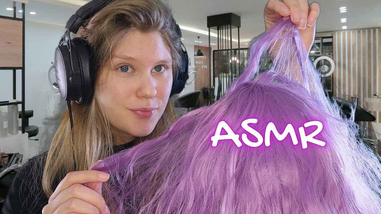 ASMR | Nederlands | Kapper | Luizen check, behandeling, hoofd massage en puntjes bij knippen ...