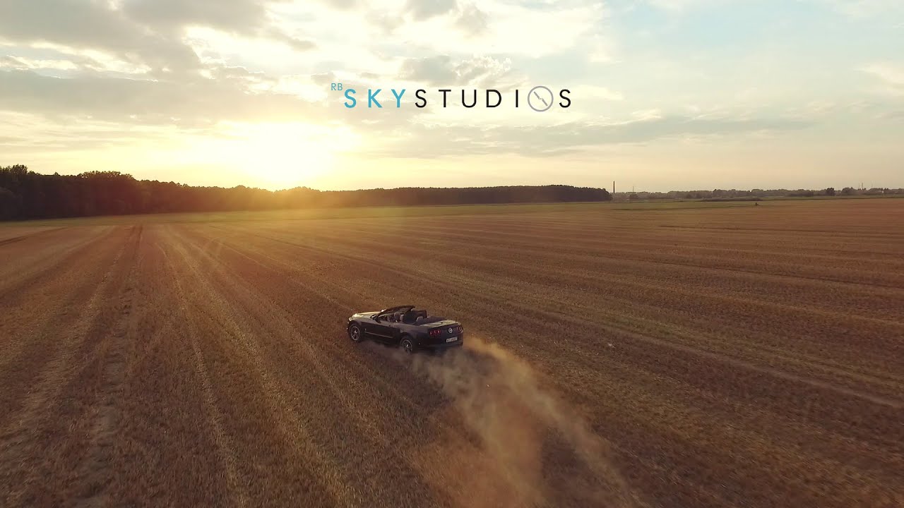 Aerial footage | Ford Mustang - YouTube