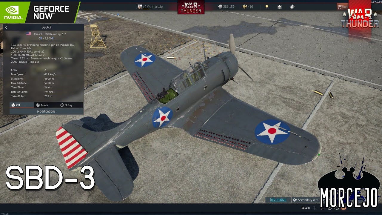 SBD-3 - #WarThunder #USAF #testflight - YouTube