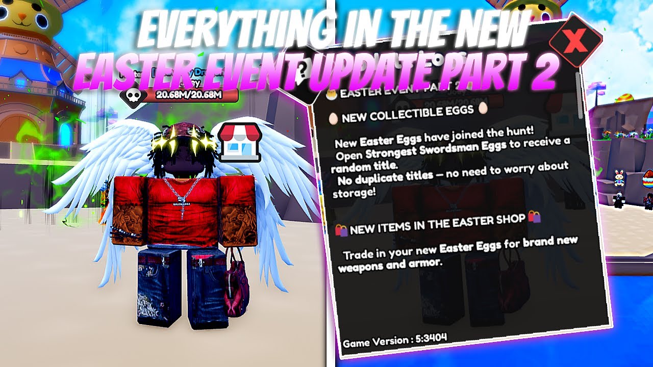 New EASTER EVENT UPDATE PART 2 ( One Fruit Simulator) - YouTube