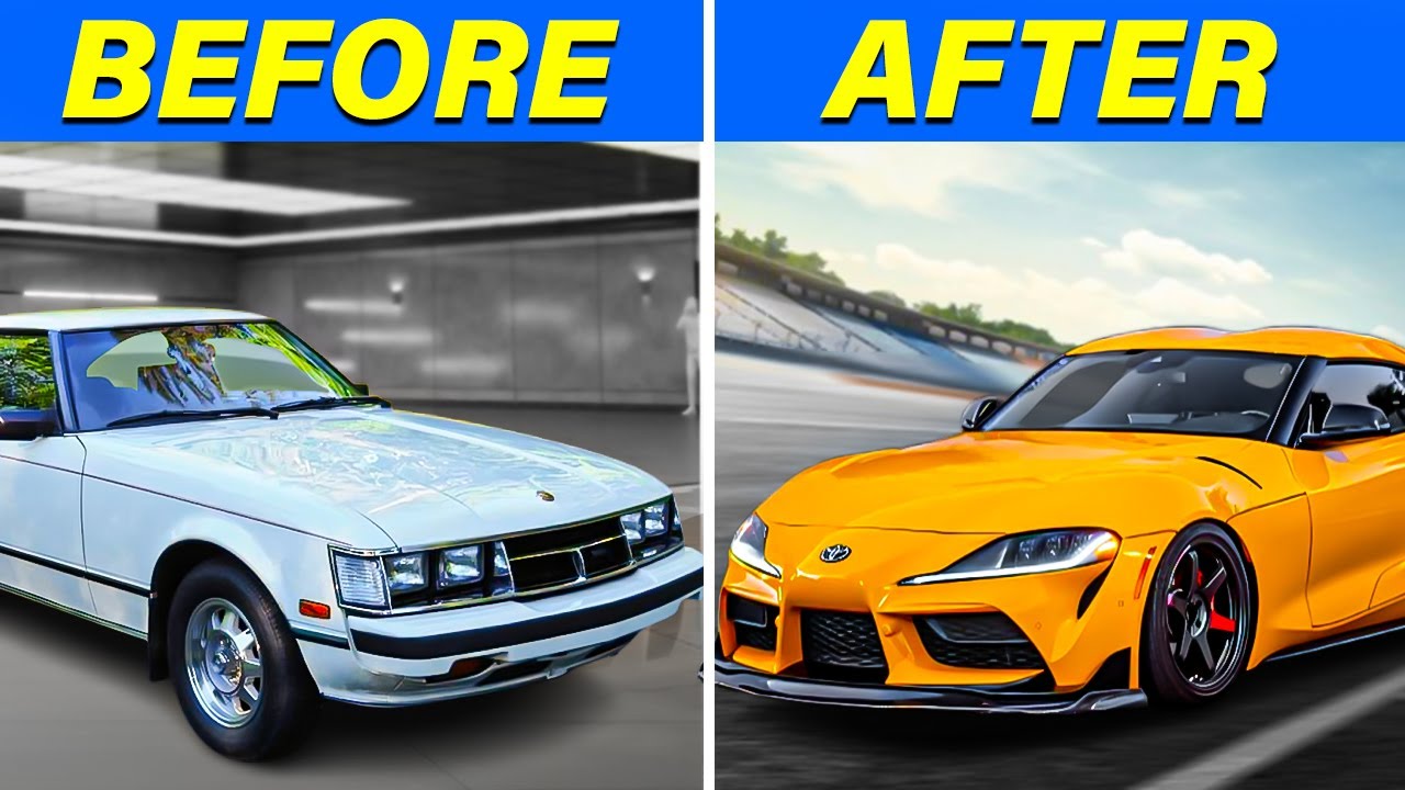 Before & After The Complete Evolution of the Toyota Supra MK1 to MK5 ...