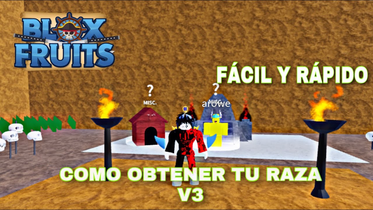COMO OBTENER TU RAZA V3 / BLOX FRUIT - YouTube