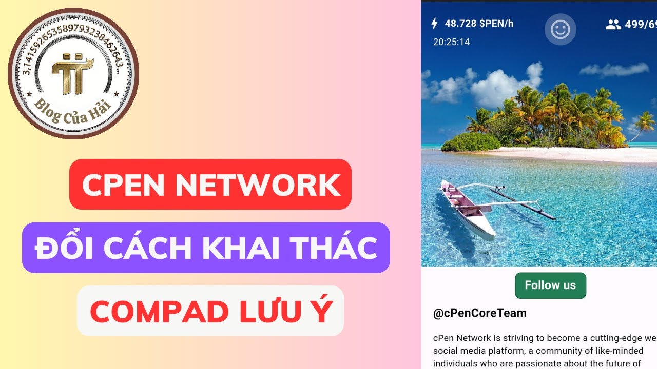 Thay Đổi Cơ Chế Khai Thác Cpen Network l Lưu Ý Dự Án Compad l Blog Của Hải - YouTube