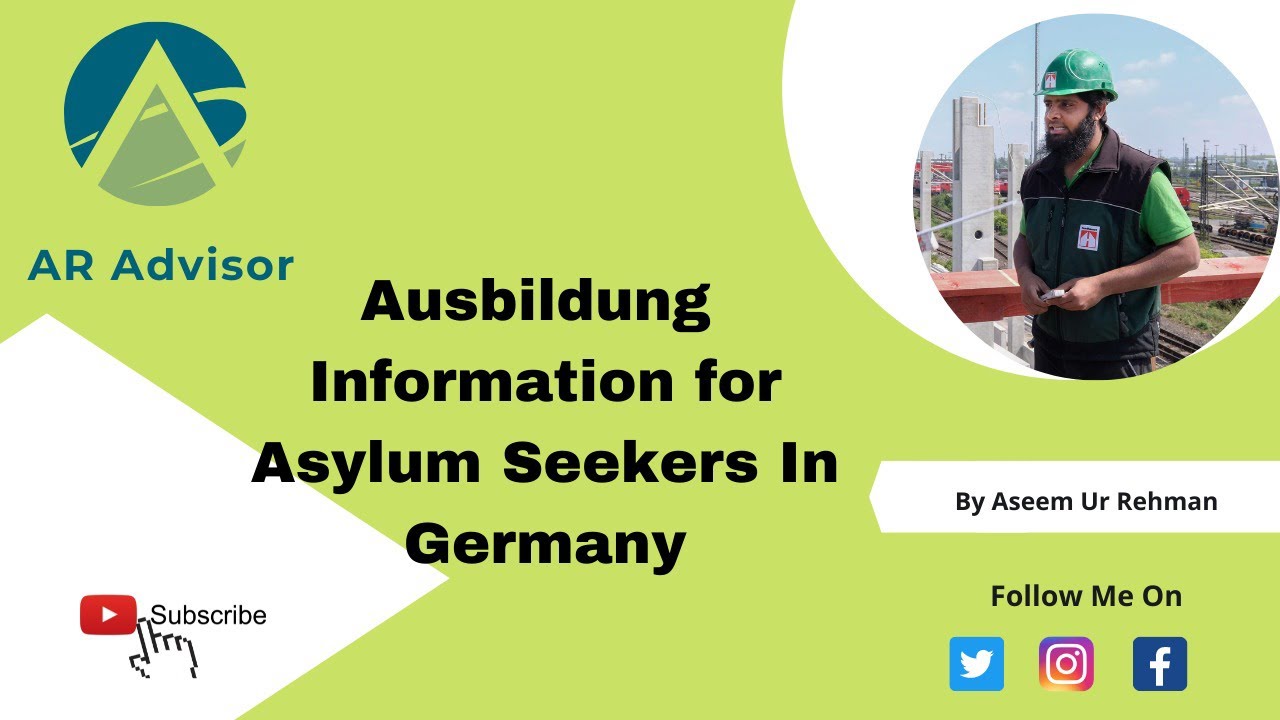 Ausbildung | Information for Asylum Seekers | #ausbildung #Germany # ...