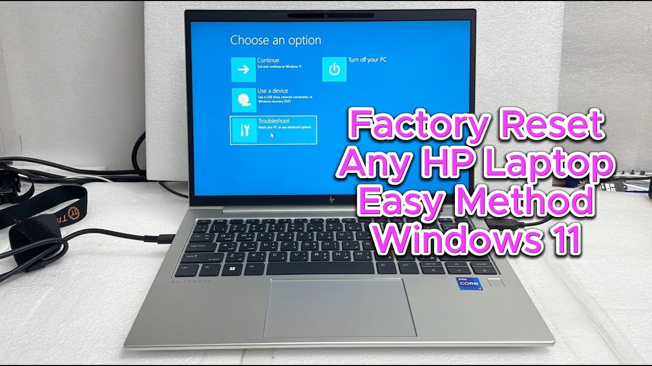 Factory Reset Any HP Laptop Easy Method - Windows 11 | Factory reset ...