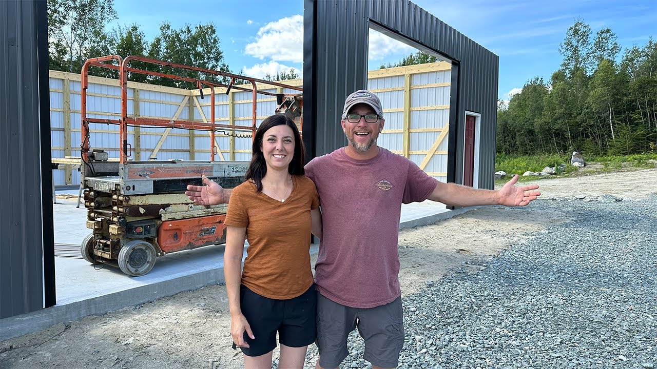 We Finished Just in TIME... Now We Wait! Building Our OFF GRID Workshop ...