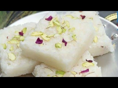 Fresh Coconut Burfi In 15 min | Kobbari Mithai Recipe | Indian ...