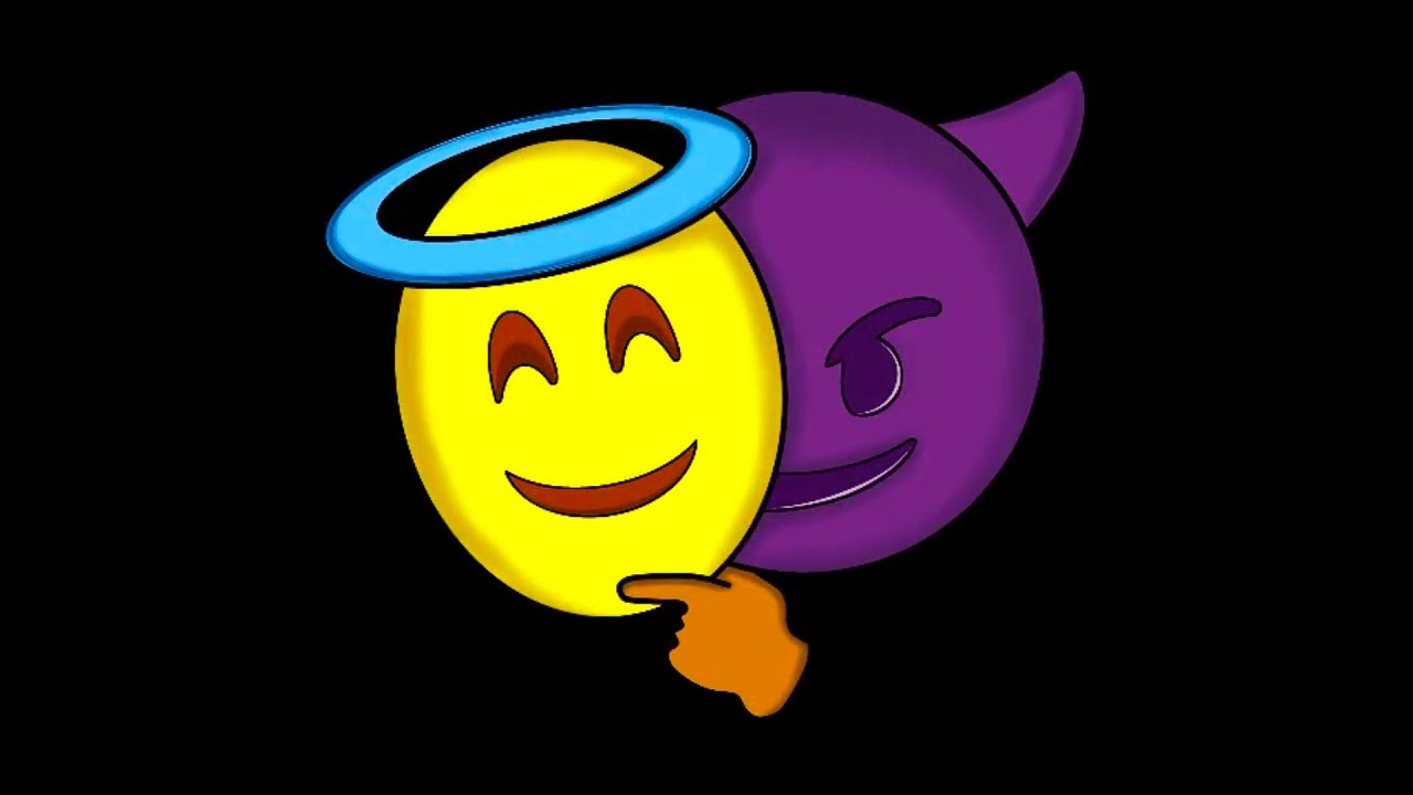 Easy Drawing Tutorial | Devil Wear Angel Mask - YouTube