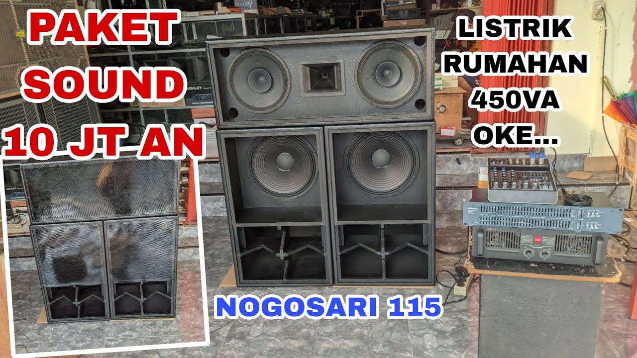 PAKET SOUND 10JT AN PESANAN TERNATE // REVIEW DAN TEST SEBELUM DIKIRIM ...