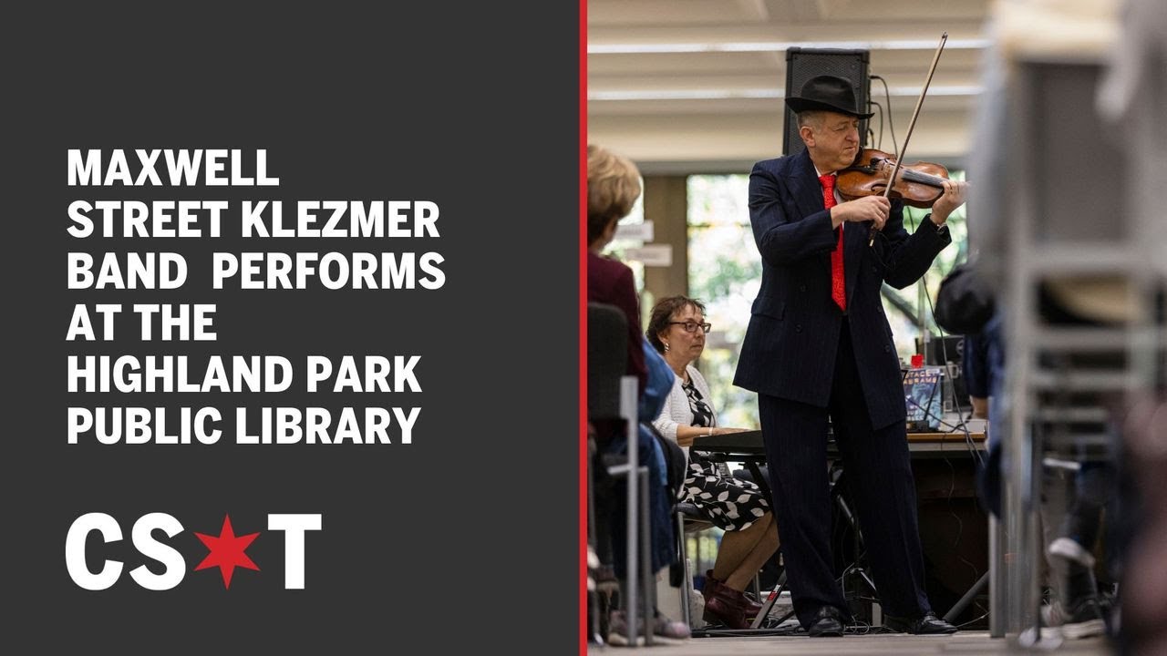 Maxwell Street Klezmer Band performs at the Highland Park Public ...