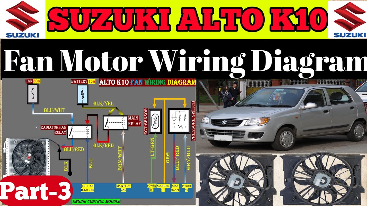 Alto K10 Radiator Fan Wiring Diagram with Animation II रेडिएटर या ...