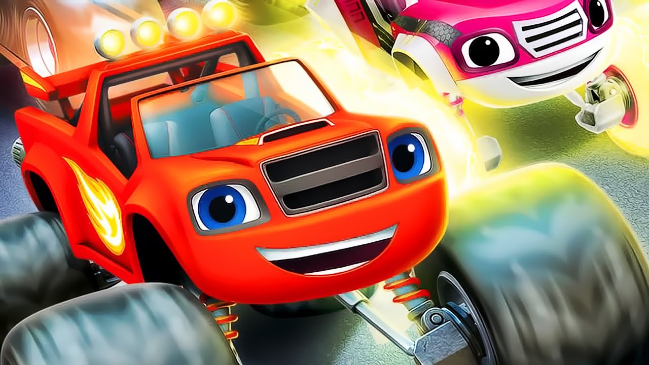Blaze and the Monster Machines Axle City Racers GamePlay - YouTube