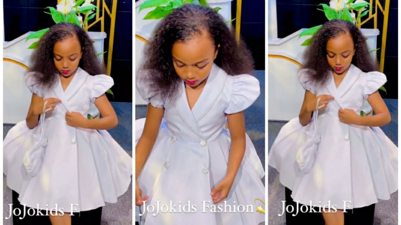 How to make this stylish baby girl's dress - YouTube