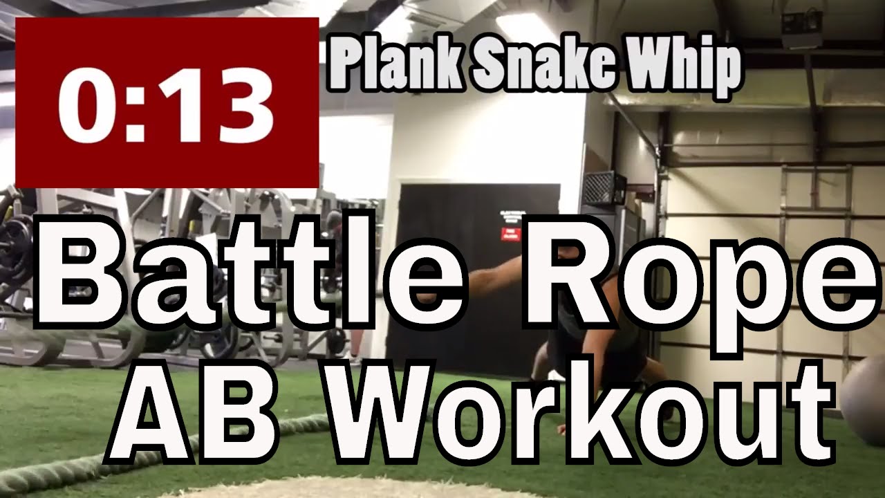 Battle Rope AB Workout Complete - YouTube