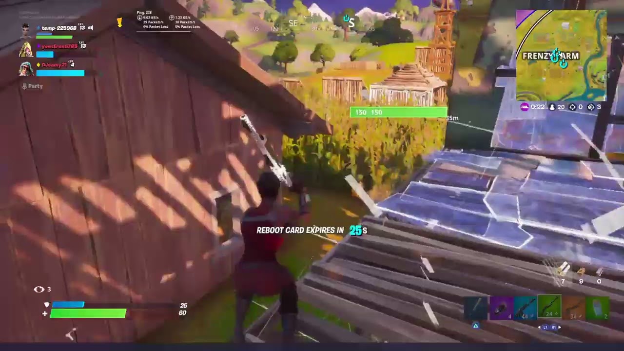 Playin fortnight arena ft zaheerhacks - YouTube
