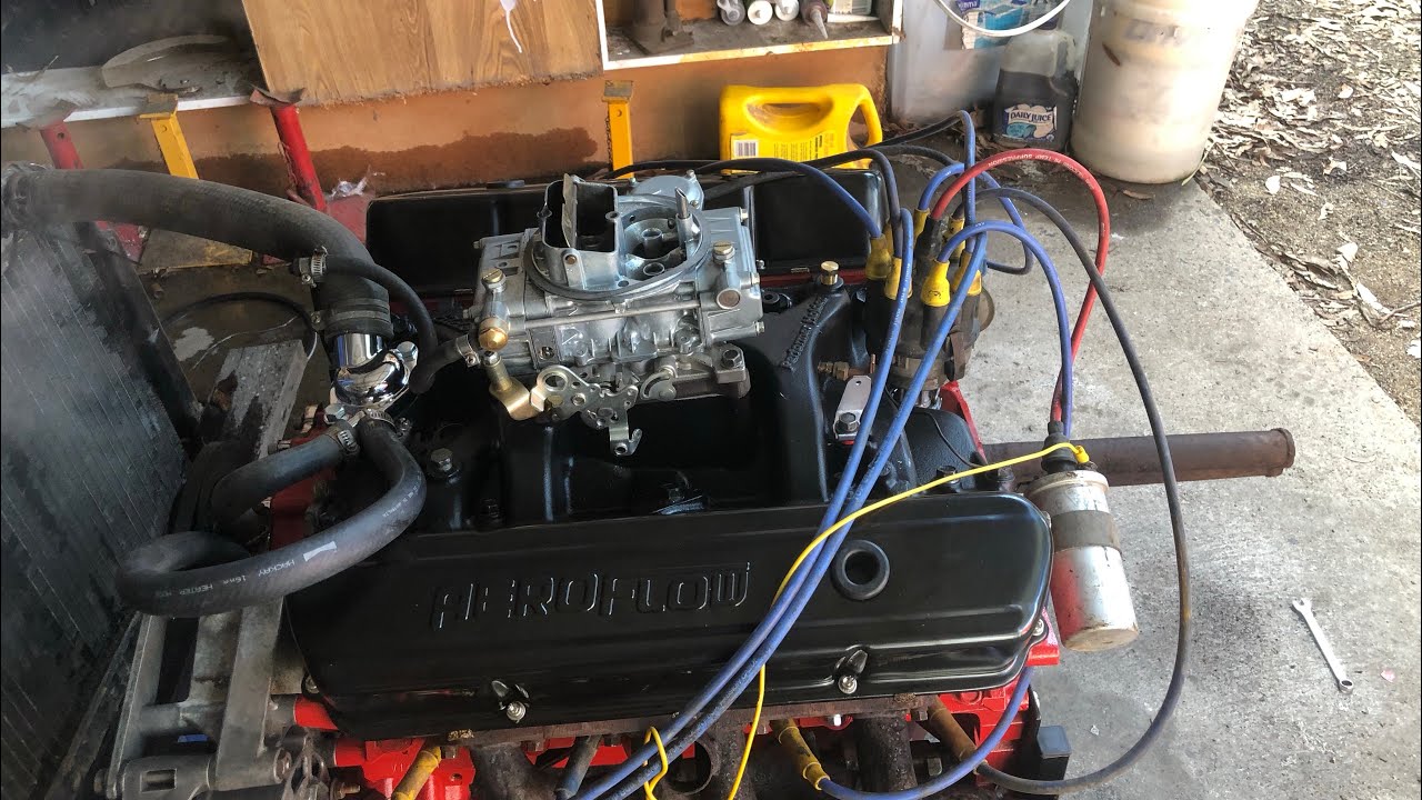 The Boschy Holden 308 build finale first start on the engine build ...