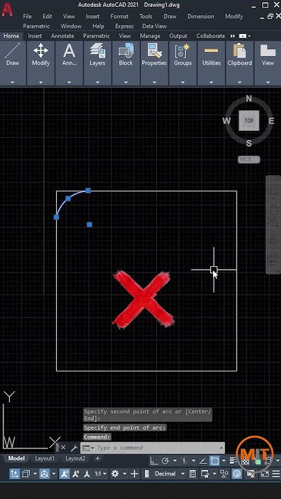How To Use Fillet Command In AutoCAD #fillet #command #autocad - YouTube