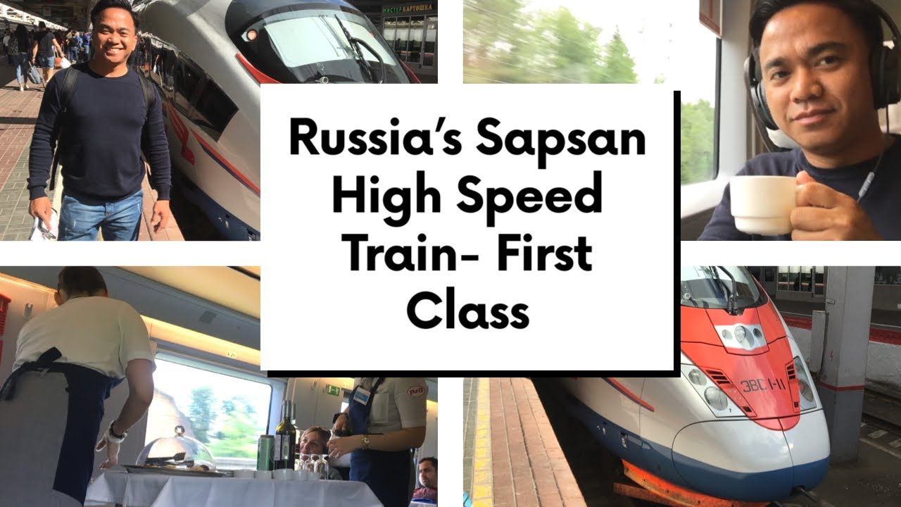 Sapsan High Speed Train First Class in Moscow, Russia - YouTube