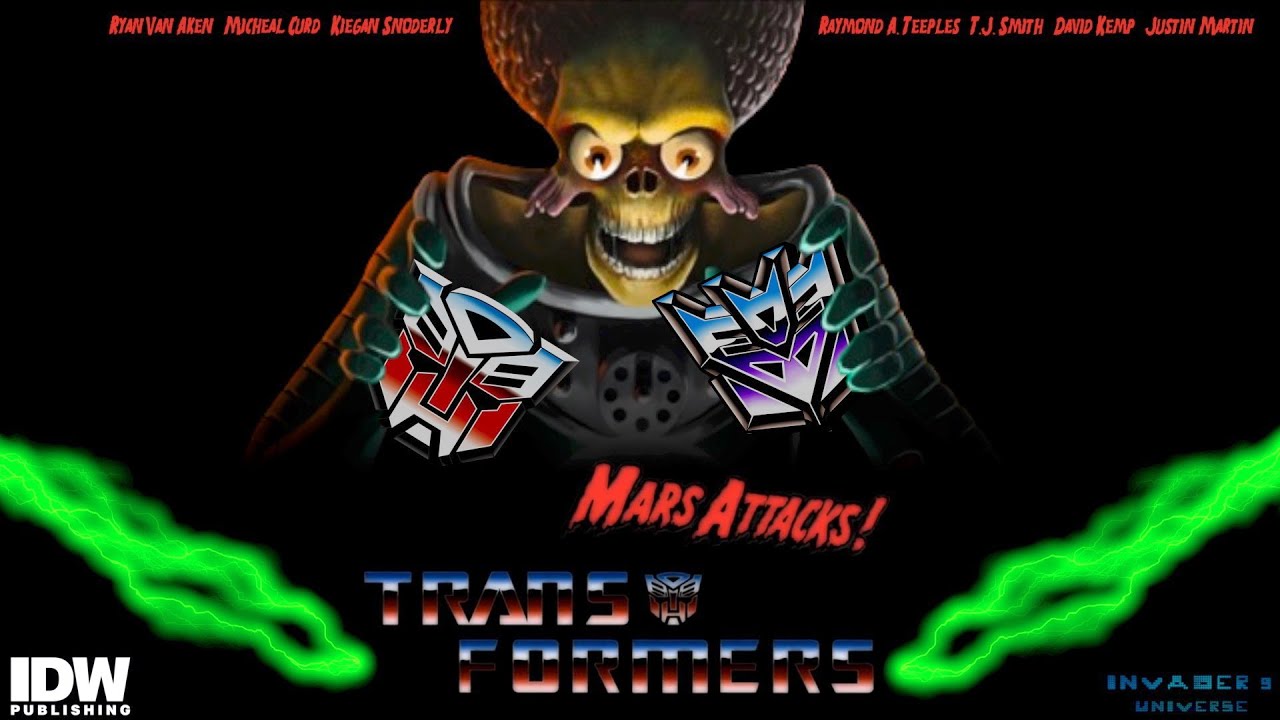 IDW: Mars Attacks the Transformers! The Comic Dub! - YouTube