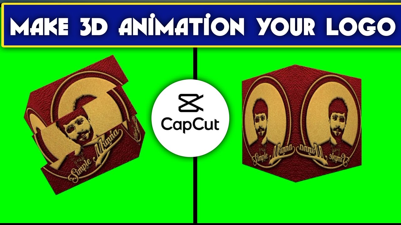 how to make 3d logo animation in capcut| 3d logo animation on mobile ...