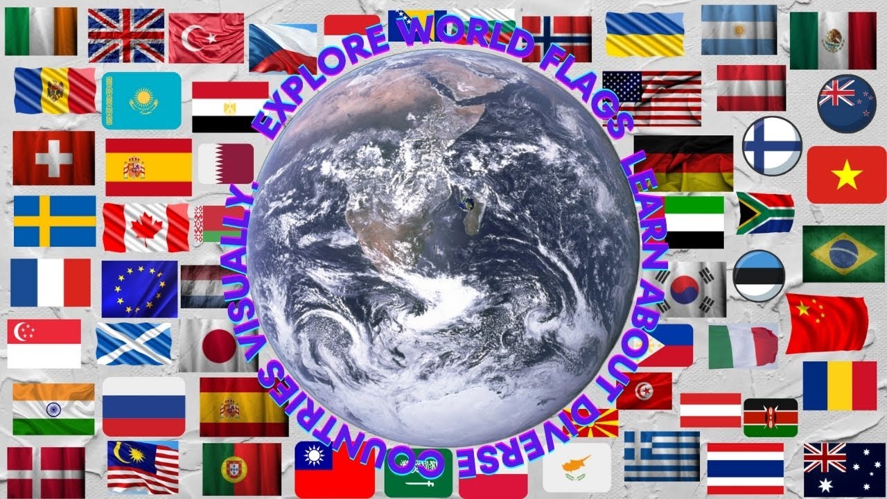 COUNTRY FLAGS OF THE WORLD for Children - Learn Flags for Kids ...