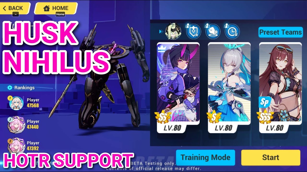 [Honkai Impact v6.3 Beta] SSS Husk Nihilus MA HOTR Support - 47440 PTS ...
