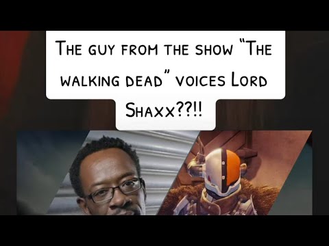 Destiny2 Lennie James Voice actor for Lord Shaxx?! - YouTube