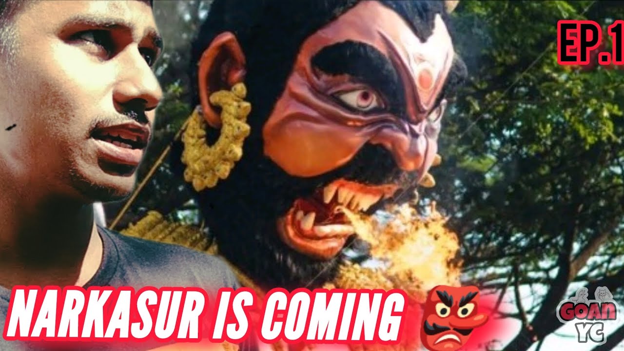 Best Mud For Making Narkasur Face 👺|| Goan YC 🔥|| Vlog 1 #narkasuringoa ...