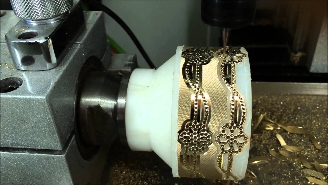 AKADCNC BANGLE CUTTING - YouTube