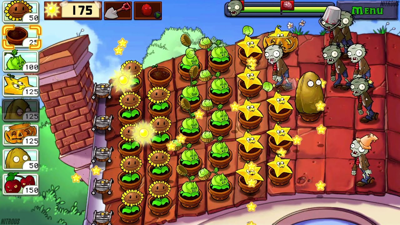 PLANTS VS. ZOMBIES Walkthrough Gameplay #10 - YouTube