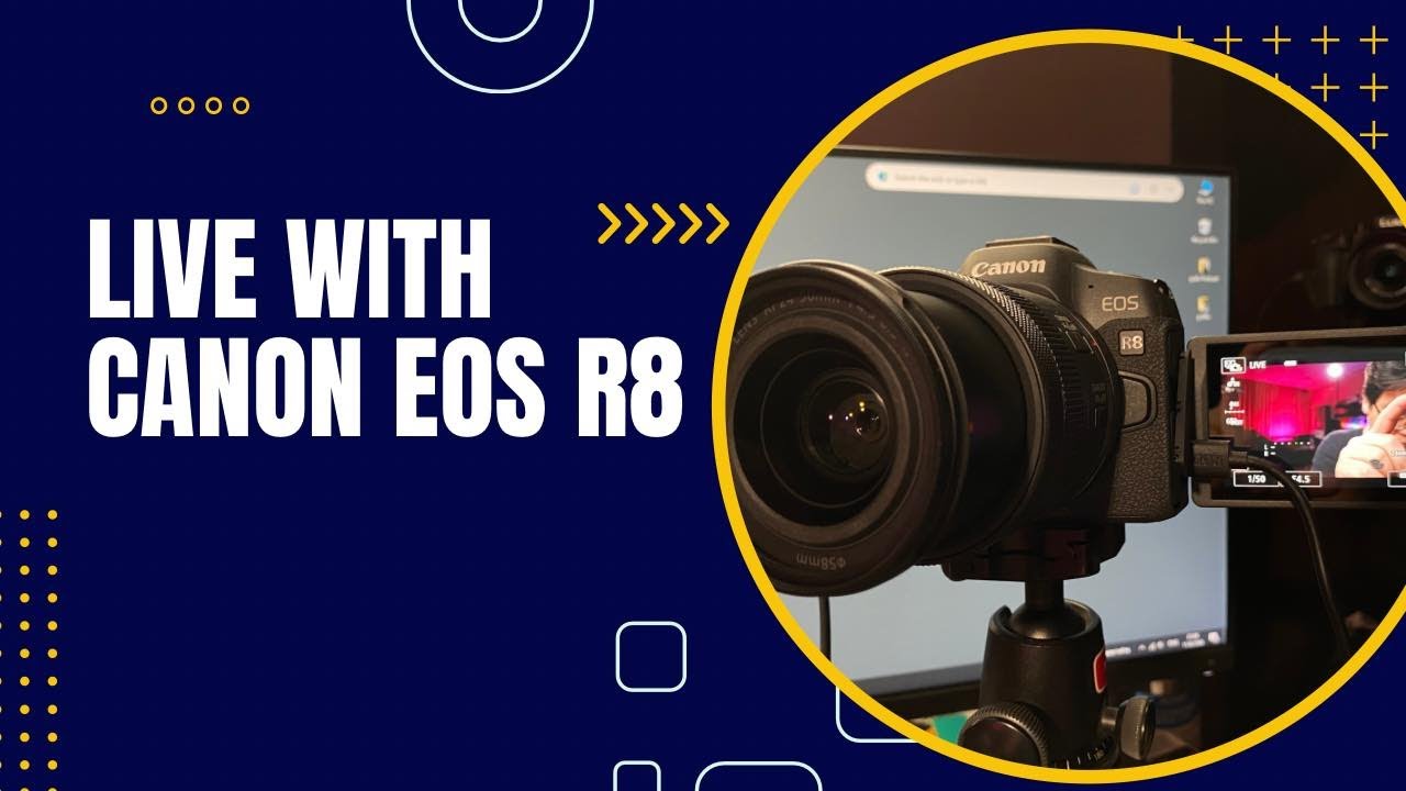 Live with Canon EOS R8 USB Streaming - YouTube